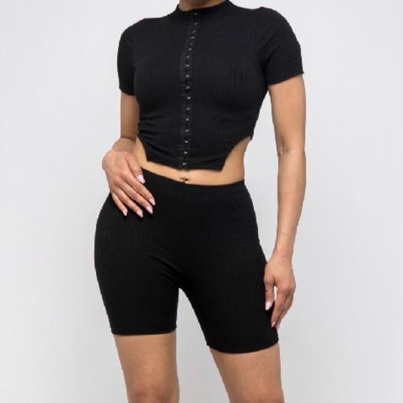 Shorts | Women Black Set | Poshmark